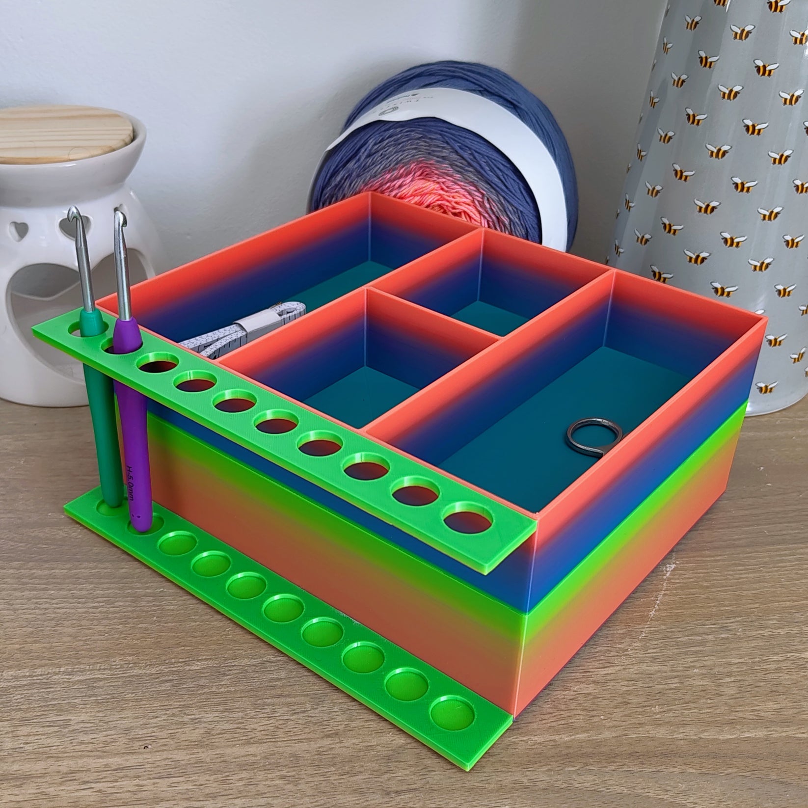 3D Printed Crochet Storage with Storage for Everything – 3D Print Land