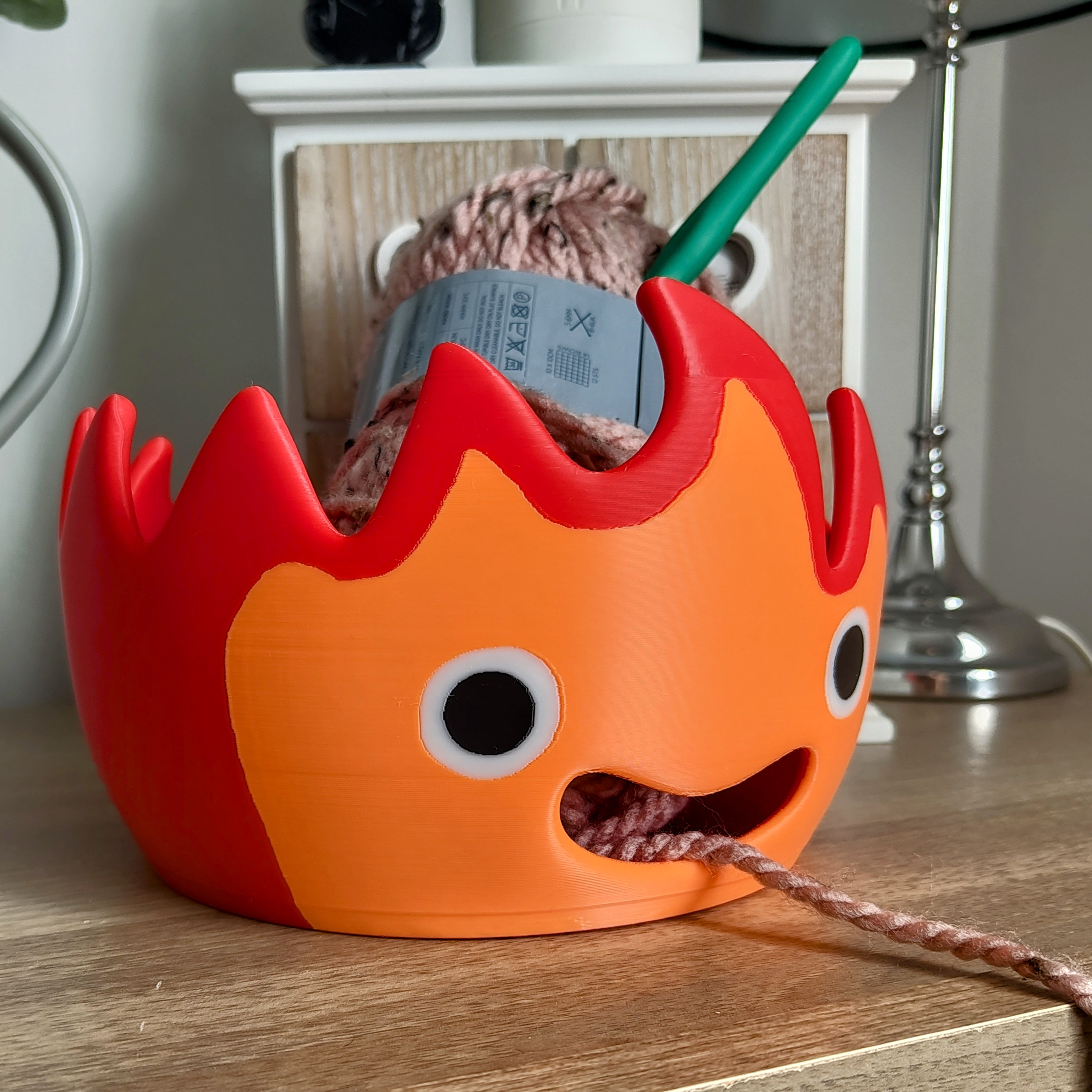 Emberling Fire Spirit Yarn Bowl | 3D Print Land Original