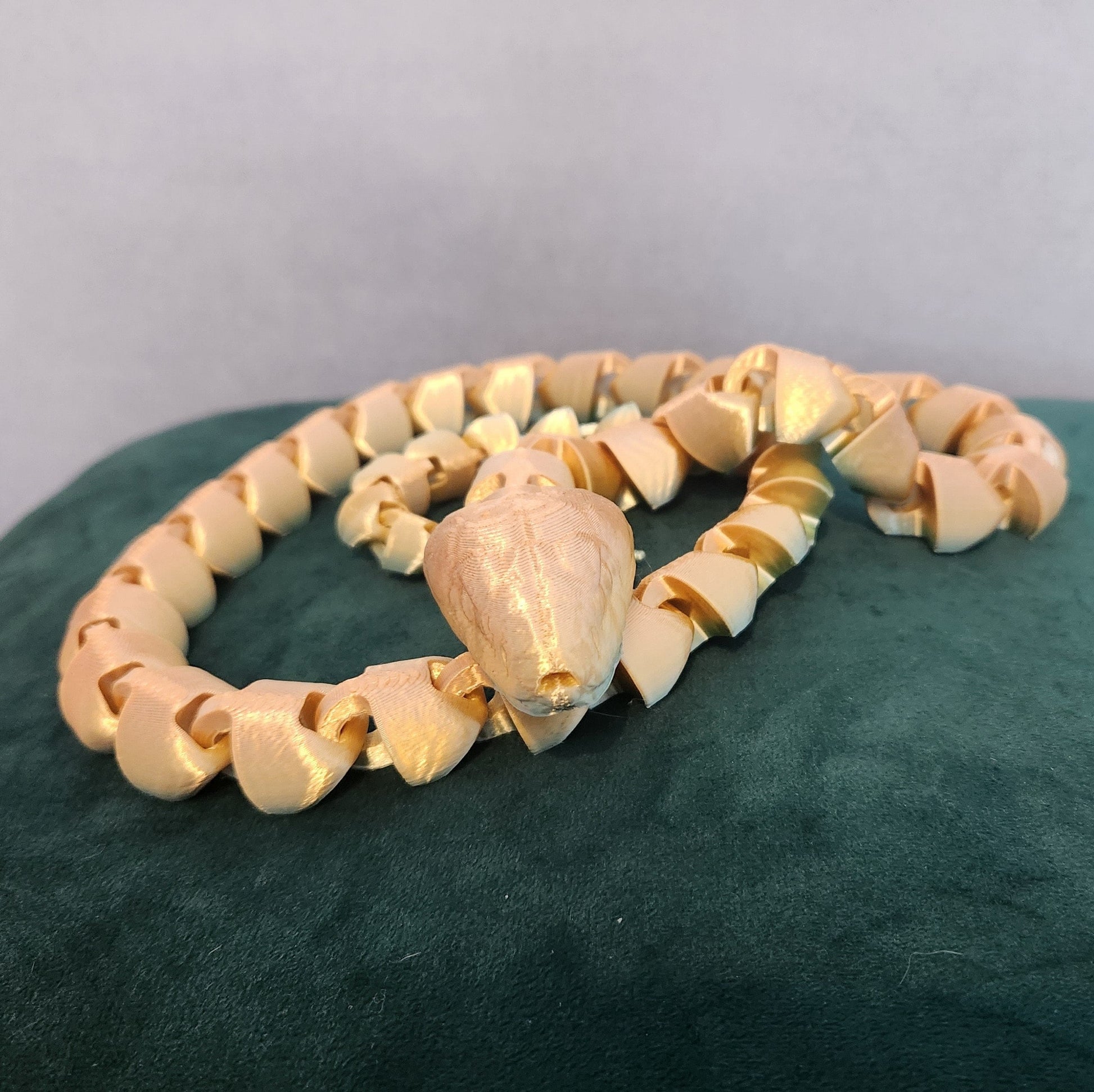 Articulated Giant Snake | 3D Printed Reptile Sculpture – 3D Print Land